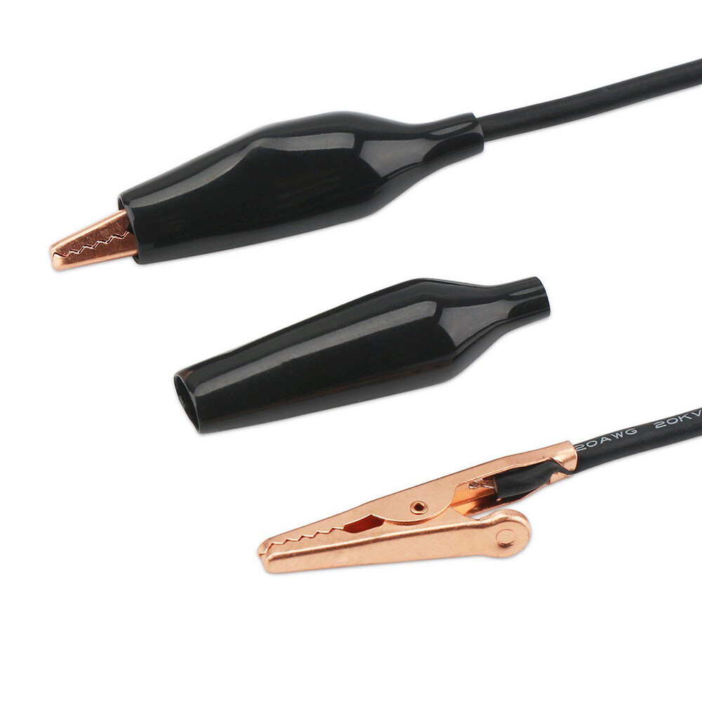 6/12PCS Double Ended Alligator Crocodile Clip Cable Electric Connector ...