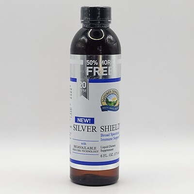 Nature's Sunshine SILVER SHIELD Broad Spectrum Immune Support Colloidal ...