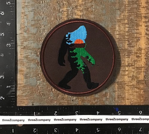 BIGFOOT Sasquatch Outdoors Wilderness Nature Trees Forests Iron-On ...