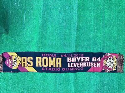 Scarf Bufanda Scarf Official as Roma Bayer Leverkusen Ultras Schal ...