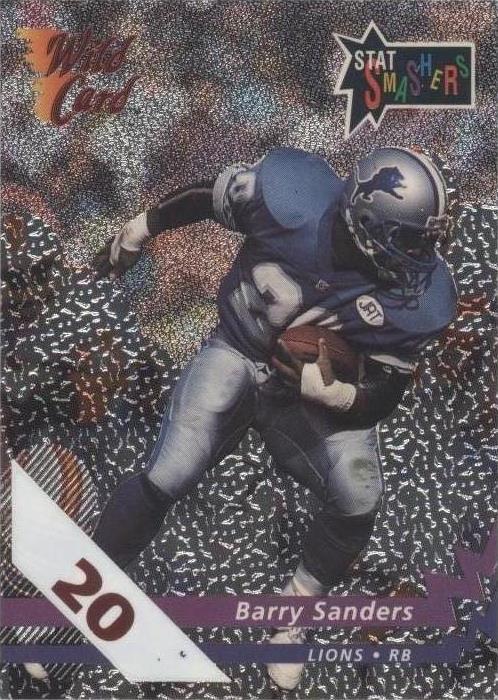 1992 Wild Card Barry Sanders #P-1 for sale | eBay