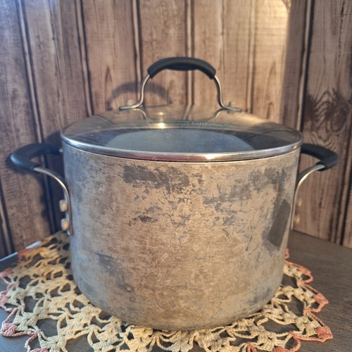 Vintage Calphalon #806 Cooking Stock Pot 6 Quart With Glass Lid | eBay