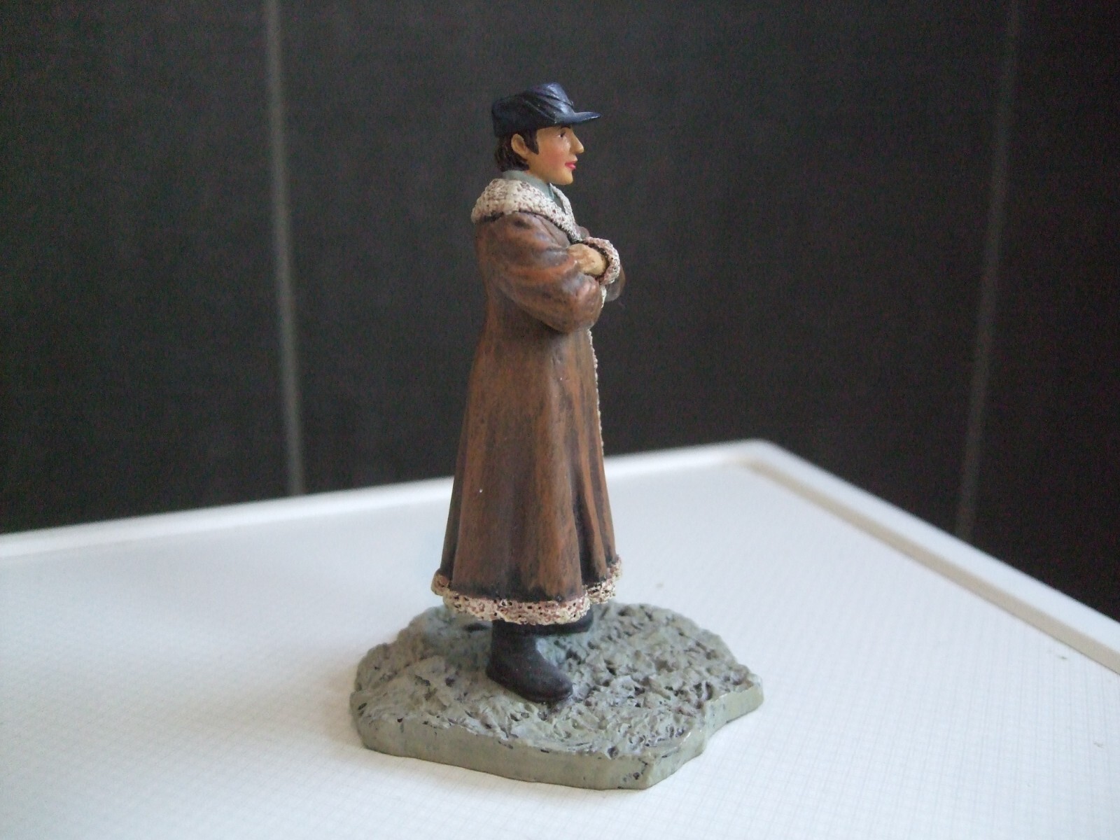 Original Germania Figur im dicken Mantel, passt zu Elastolin + Lineol ...