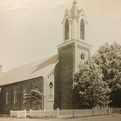 Vintage Real Photo Postcard Raab Ohio Church | eBay