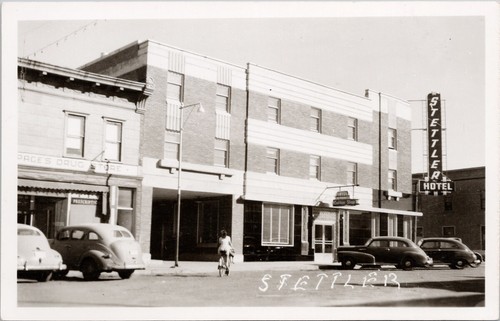 Stettler Alberta Stettler Hotel Pages Drug Store Unused Real Photo ...