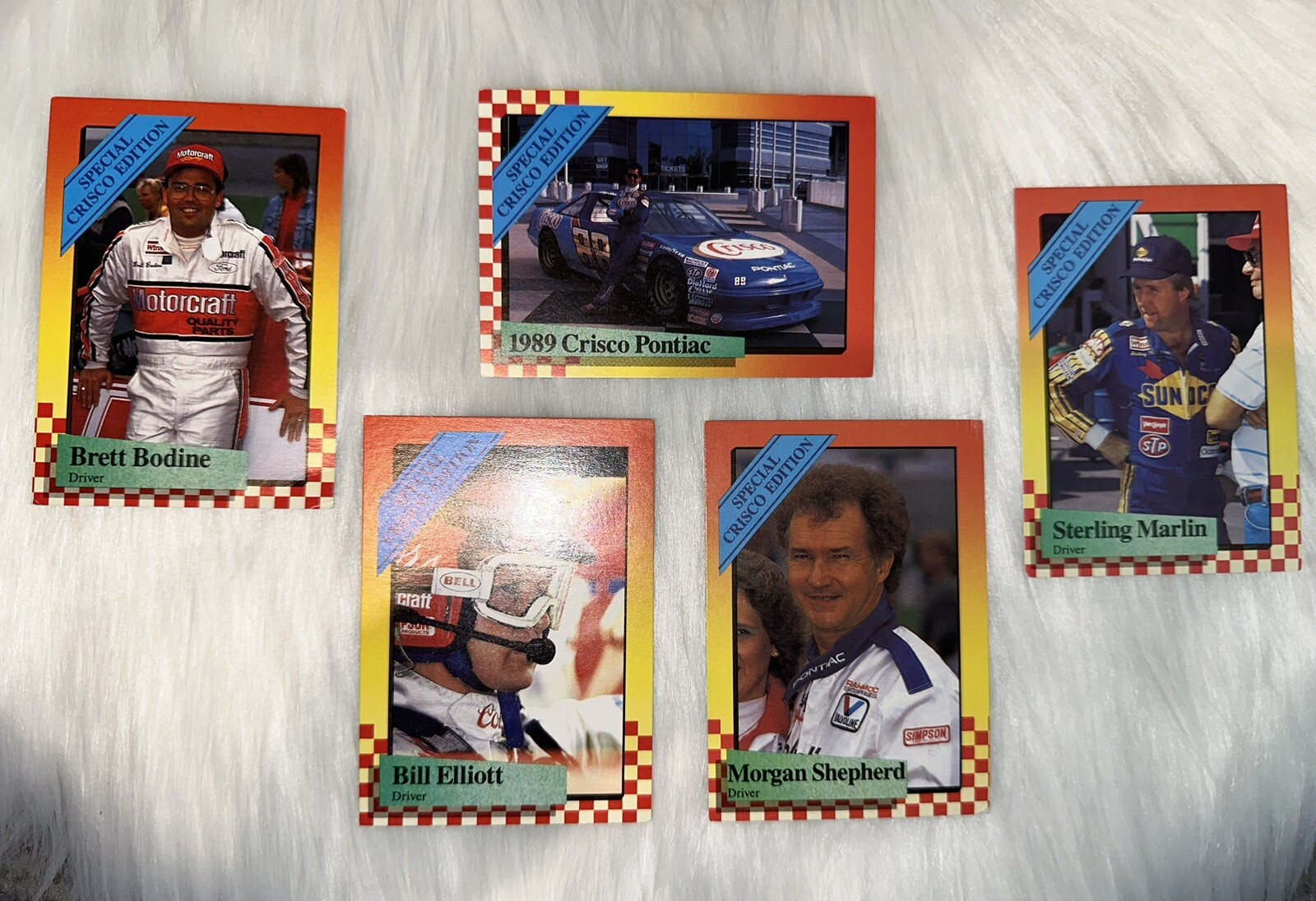 1989 MAXX RACING NASCAR RACE CARDS Special Crisco Edition 5pcs | eBay