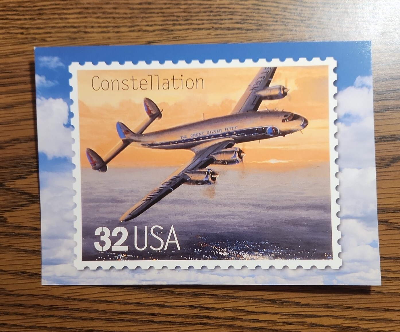 Classic American Aircraft USPS 5x7 Postcards USAF 50th LOCKHEED ...
