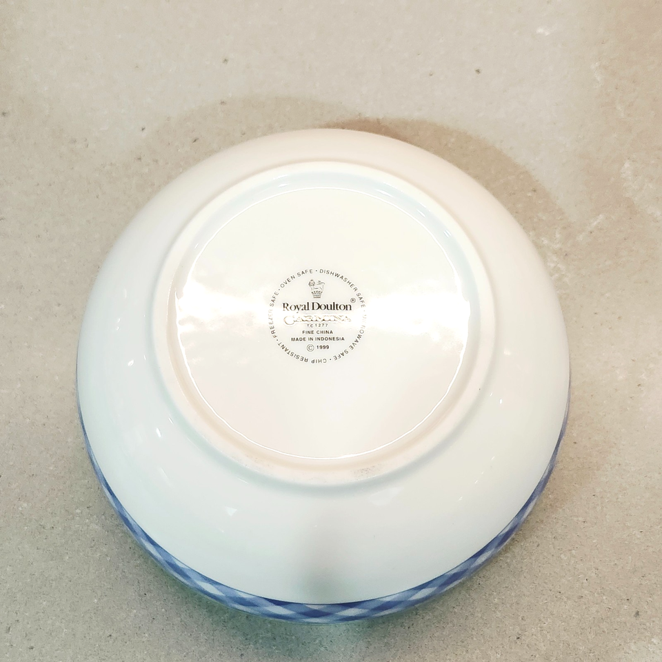 Royal Doulton Carmina 6” All Purpose Bowl Lemon Center | eBay