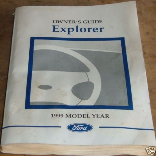 99 Ford Explorer Owners Manual Guide Factory OEM L@@k | eBay