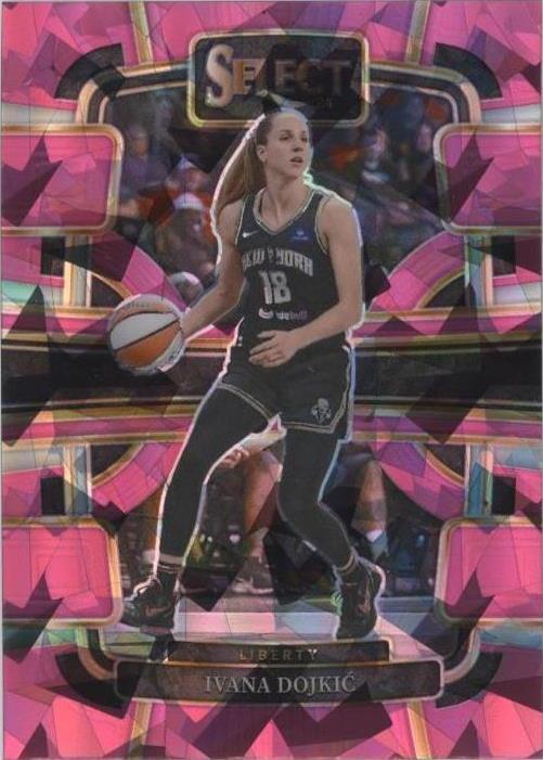 2024 Panini Select WNBA - Concourse Ivana Dojkic #28 Pink Ice Prizm for ...