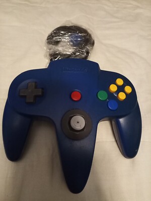 Nintendo 64 Blue Controller NUS-005 Official N64 original as is | eBay