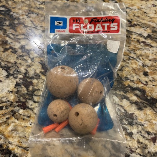 Vintage Plastilite PLASTI-BOB Fishing Cork Ball Floats Bobbers | eBay