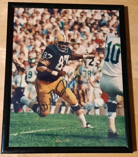 Willie Davis Auto Autograph 8x10 Photo Signed And Framed Packers Legend ...