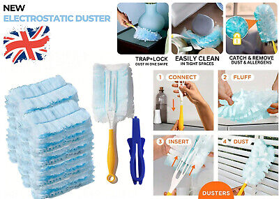 Flash Dust Magnet Duster Starter Kit | 1 Handle & 4 Refills | Free ...