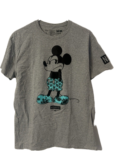 NEFF X DISNEY Mickey Mouse T-Shirt Mens Size Medium Gray Euc | eBay