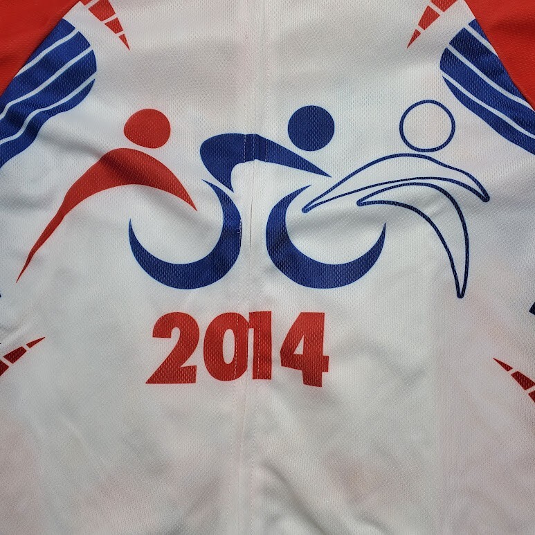 Hy Vee Des Moines Iowa Triathlon Cycling Jersey Racing Full Zip Small ...