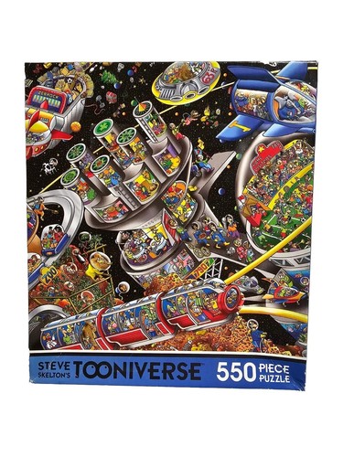Steve Skelton Tooniverse Space Colony 550 Piece Jigsaw Puzzle Ceaco ...