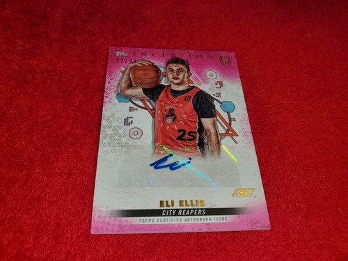 2023 TOPPS INCEPTION OVERTIME CARD OF ELI ELLIS RC AUTO PINK 22/99 | eBay