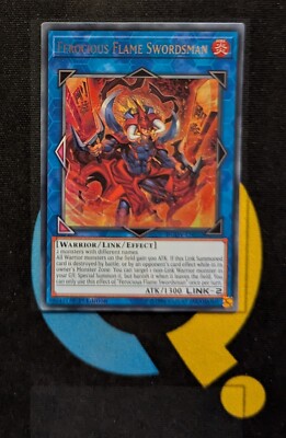 DUOV-EN032 Ferocious Flame Swordsman Ultra Rare 1st Edition YuGiOh Card ...