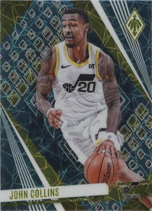 2023-24 Panini Phoenix - John Collins #166 Teal Lazer Phoenix for sale ...