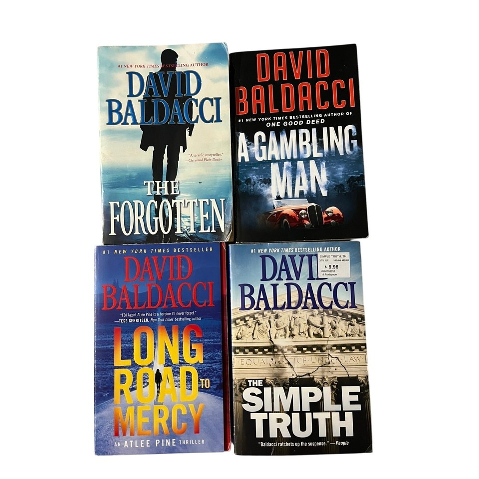 David Balduchi Lot of 11 Novels Books Hour Game Simple Genius Spit ...