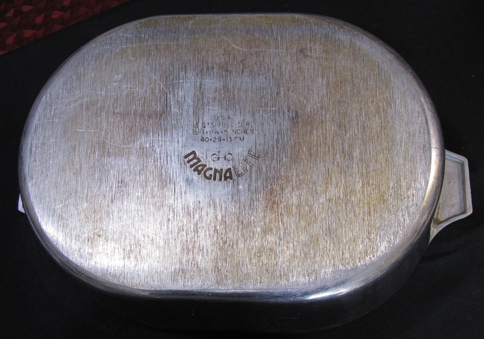 Magnalite GHC 13 Qt Roaster Dutch Oven Oval With Trivet.18.5×11.5×5.5 ...