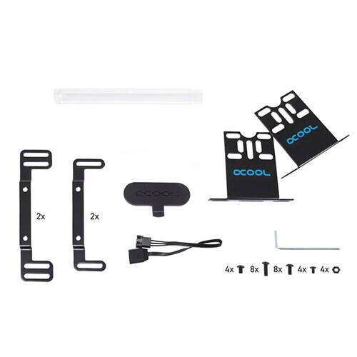 ALPHACOOL CORE 200 Aurora Reservoir Acetal/Acryl with Apex Pump ...