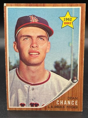1962 Topps DEAN CHANCE (DARK BORDERS) #194 EX TOPPS ROOKIE | eBay