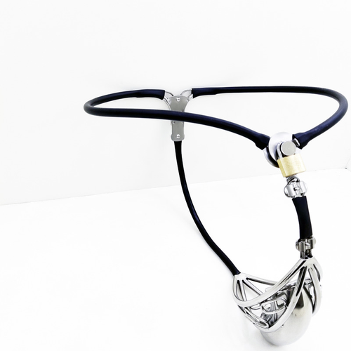 wear Plugs Cage Shackle Stainless Steel Male Chastity Belt Device ...