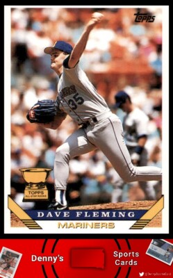 1993 Topps #45 Dave Fleming Seattle Mariners Baseball Card | eBay
