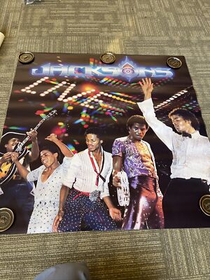 1981 Michael Jackson The Jackson 5 Record Store Promo Poster #8 Rare ...