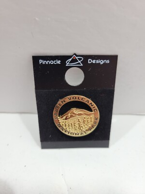 Pinnacle Designs Lassen Volcanic National Park Round Metal Patch for ...