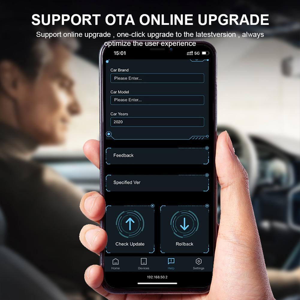 4Pcs Car Navigation Box Wireless AI Box for Wired Carplay Android Auto ...