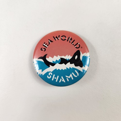 Vintage Sea World Shamu Splash Pin Button Pinback 1990s 90s Orca Killer ...