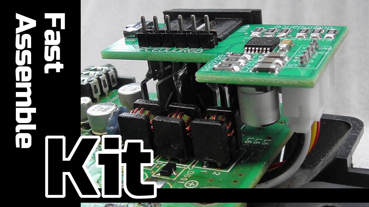 Assembly kit PC Engine DUO console RGB install boards parts | eBay