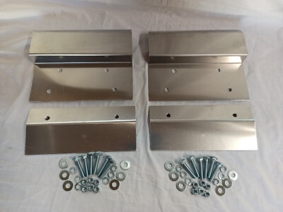 CodyCo Aluminum Loading Ramp End Plate Kit Top & Bottoms Fits 2" x 12 ...