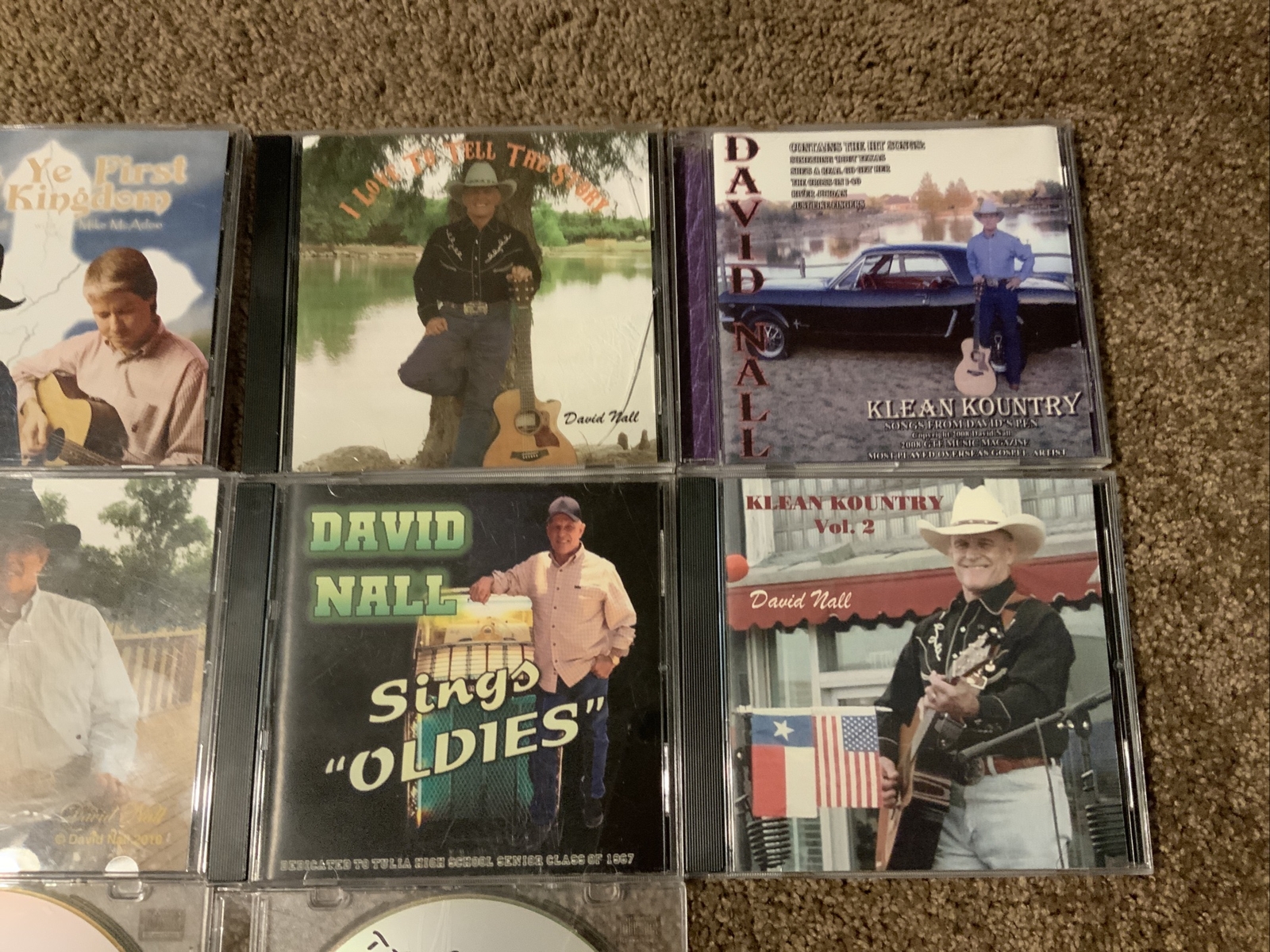 10 CD Lot Power of Jesus David Nall Christian Country Klean Kountry ...