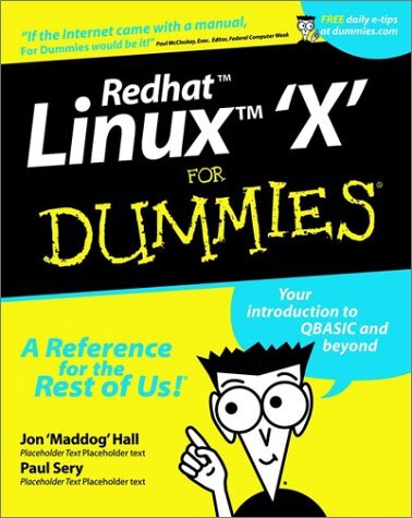 RED HAT LINUX 7.3 FOR DUMMIES By Jon Hall & Paul G. Sery *Excellent ...