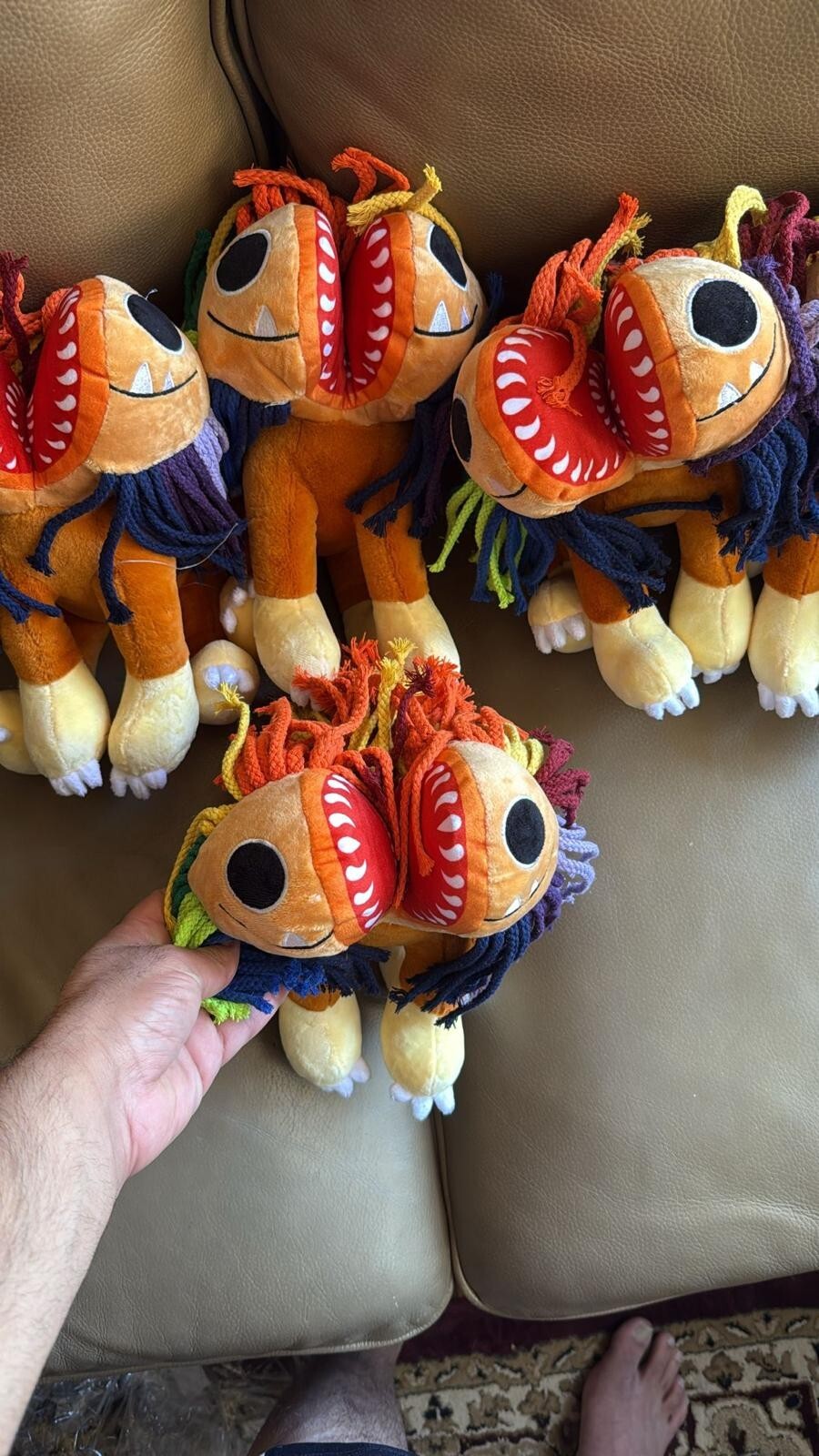 Big Yarnaby & Benolls Nightmare Critters Plush Stuffed Dolls for Home ...