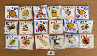 Lot of 18 Vintage MLB Team Trading Pins. | eBay