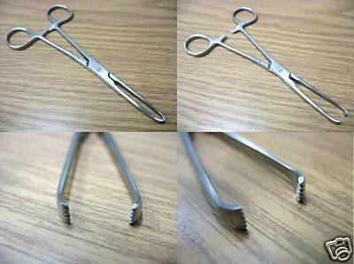 3 PC PREMIUM O.R GRADE ALLIS TISSUE FORCEPS CLAMP 6" 4x5TEETH SURGICAL ...