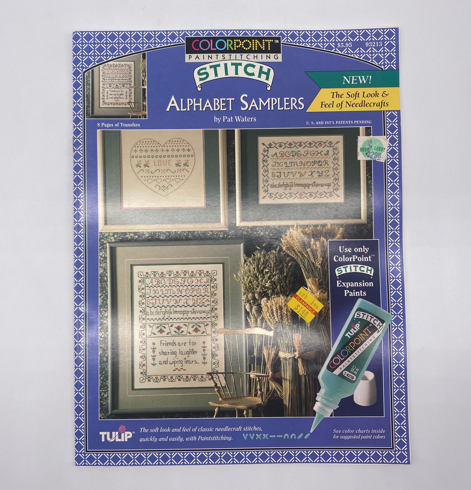 Colorpoint Paintstitching Alphabet Samplers Tulip 93213 Unused | eBay