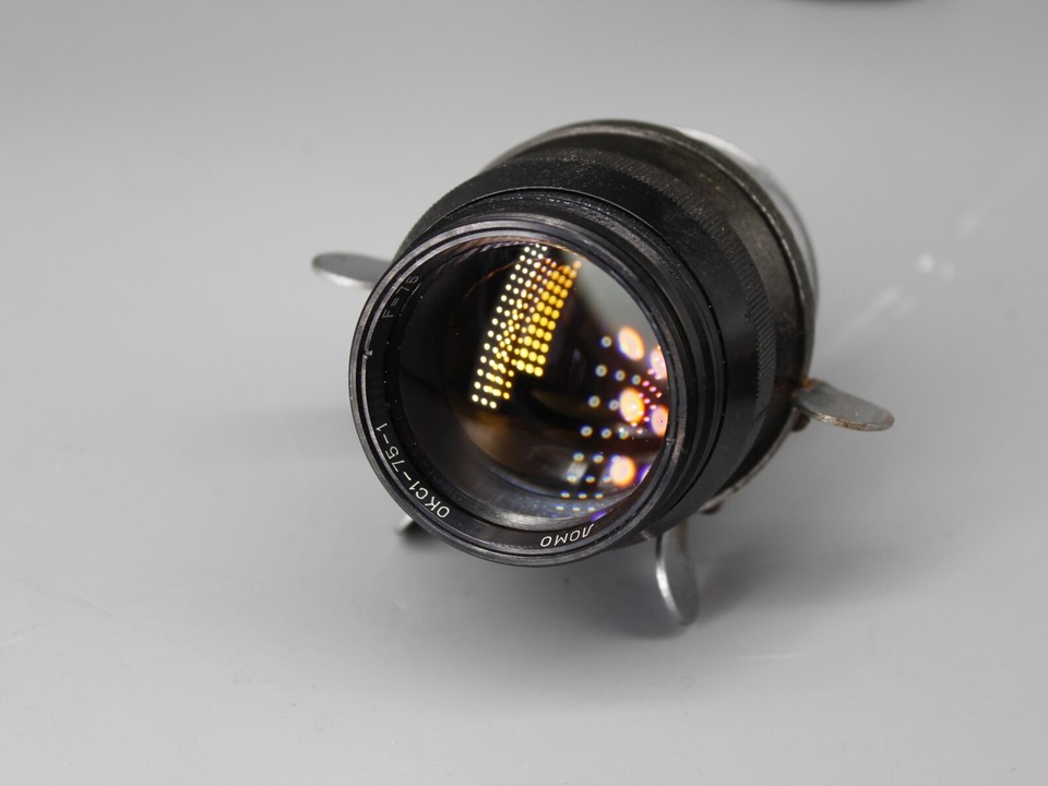 LOMO OKS 1-75-1 F = 75MM KONVAS CAMERA CINE OBJECTIVE OCT18 #MEX3 | eBay