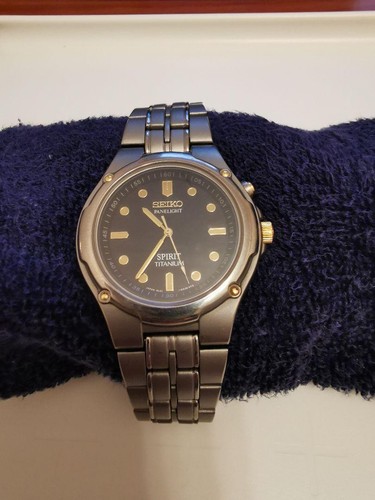 Seiko Titanium Spirit Panel Light Operation Confirmed | eBay