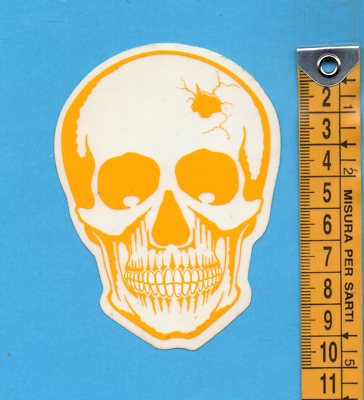 ADESIVO/STICKER (51)- TESCHIO (giallo) - vintage - cm.7X9,5 | eBay