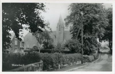 REAL PHOTO POSTCARD OF WATERBECK, (NEAR ECCLEFECHAN), DUMFRIESSHIRE ...