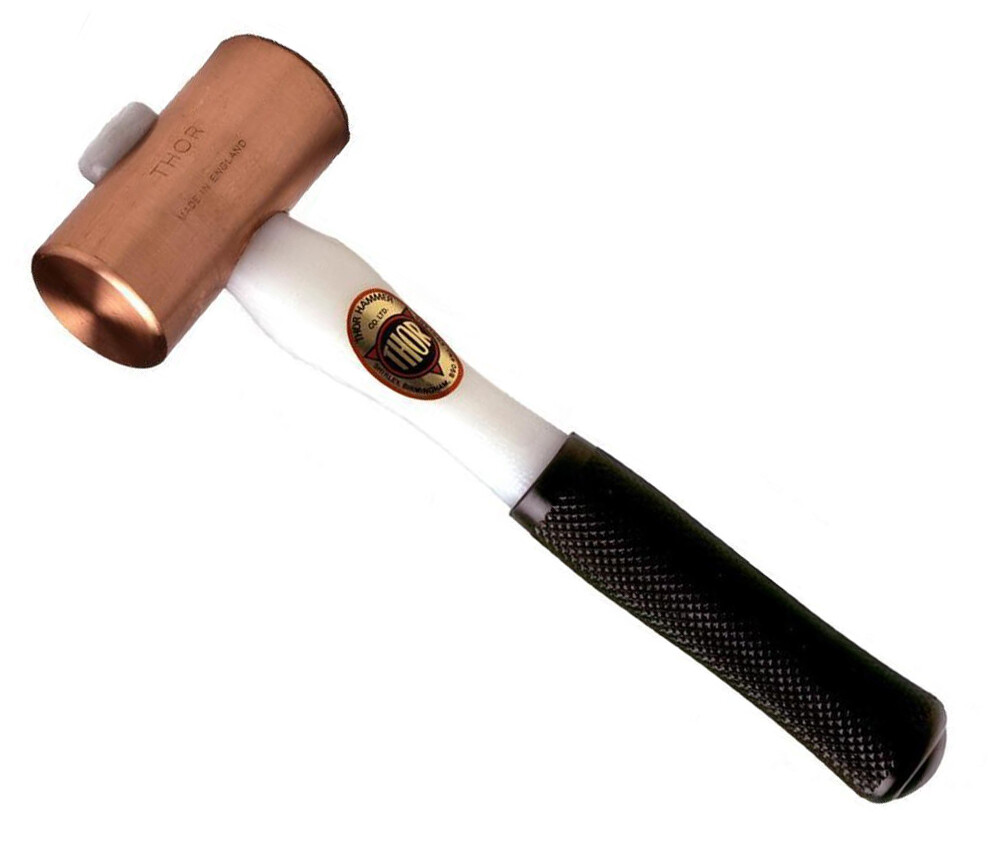 Thor Mallet Solid Copper 950g 2Lb 38mm Face Plastic Handle TH704 | eBay ...