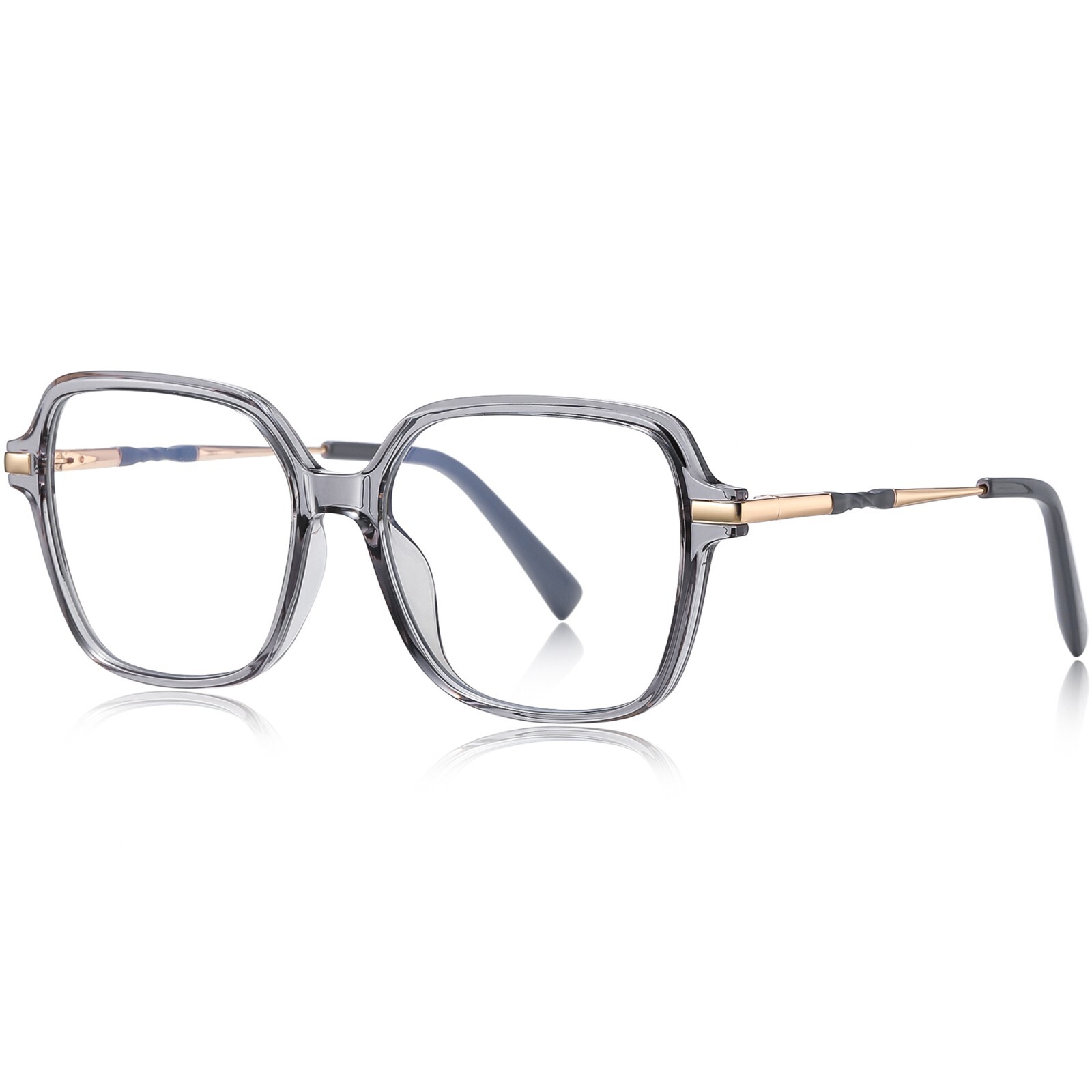 Oversized Glasses for Women Men Large Wide Plastic Eyeglasses Frame ...