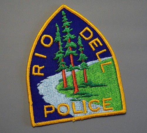 Rio Dell California Police o/s 1st Issue Patch ++ Mint Humboldt County ...