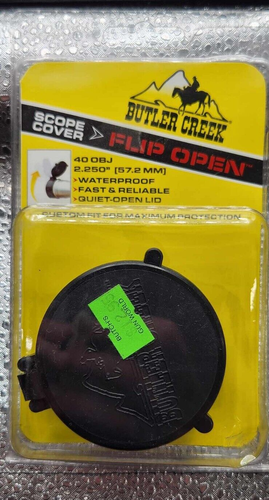 New: Butler Creek Scope Cover Flip Open / 40 OBJ / 2.250" (57.2 MM ...